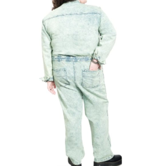 BP + Wildfang | Pants & Jumpsuits | New Bp Wildfang Green Acid Wash ...